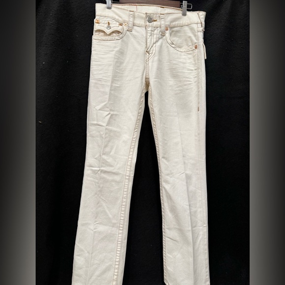 True Religion | Jeans | True Religion Cream Colored Denim Jeans Size 3 ...